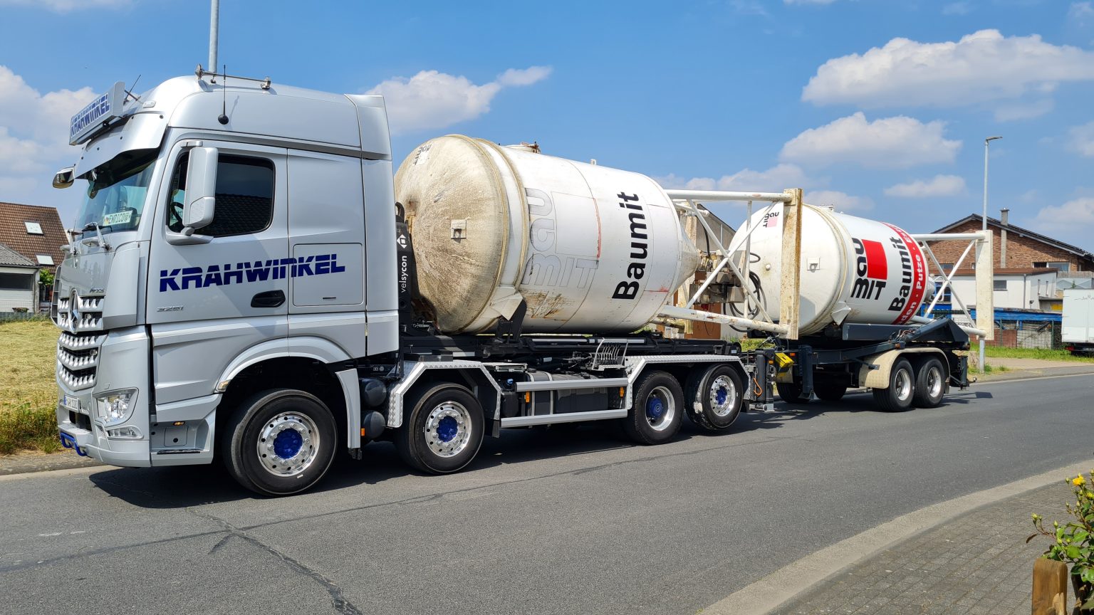 Mobilsilo Silosteller Logistik - Spedition Krahwinkel