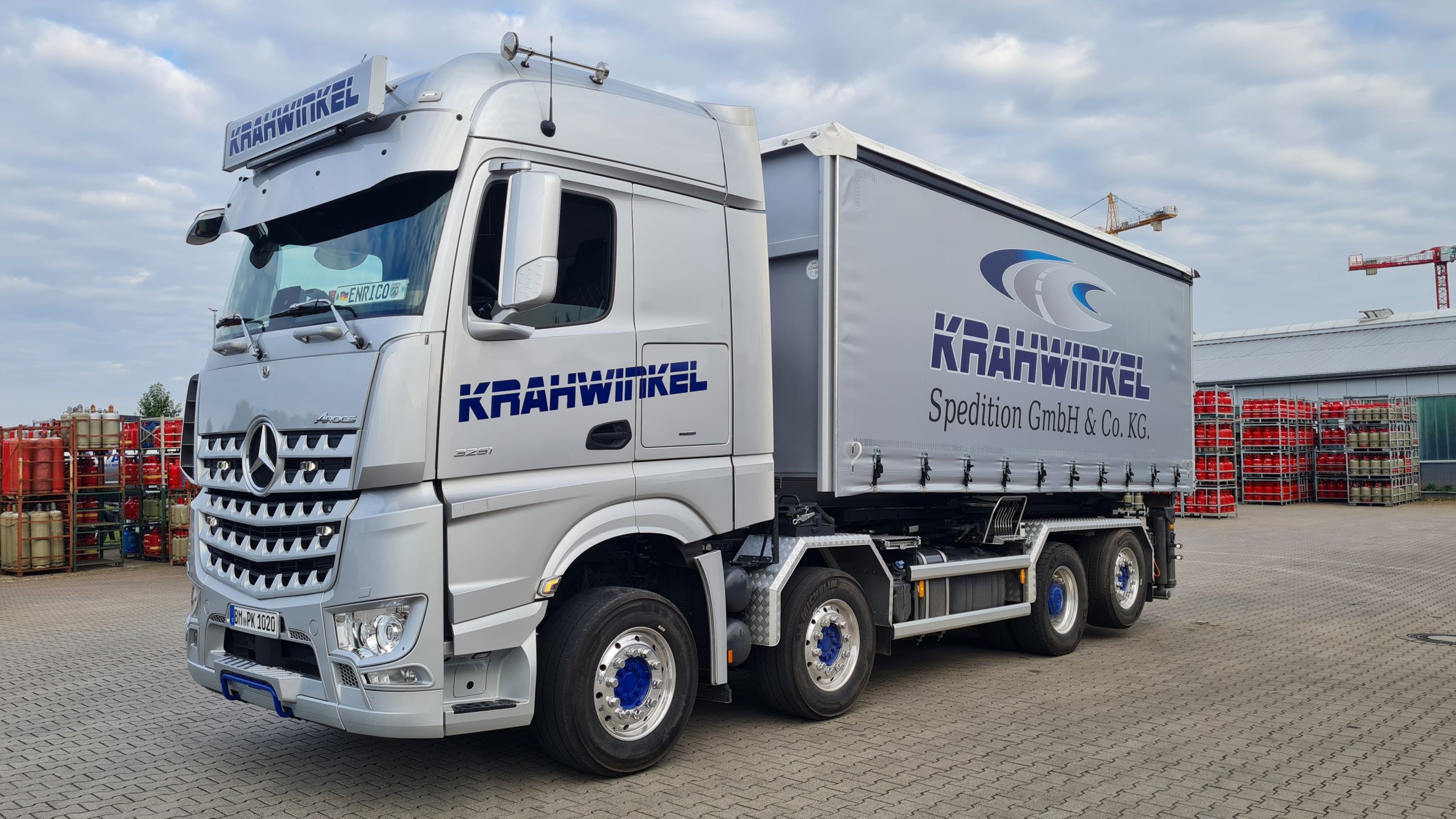 Baustoff Logistik - Spedition Krahwinkel